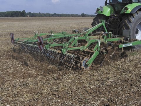 Déchaumeur à dents Cultigerm Franquet - Déchaumage