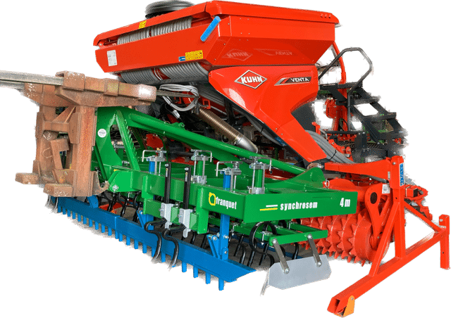 Préparateur de sol combinable avec rampe de semis - Franquet